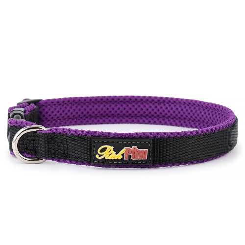 Purple Nylon Mesh Dog Collar - RichPaw