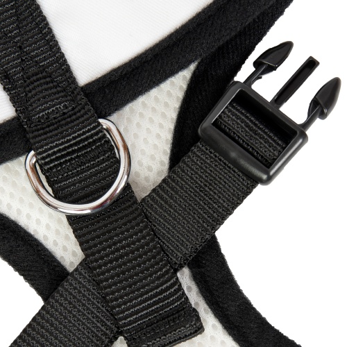 White Polyester Dog Harness - RichPaw